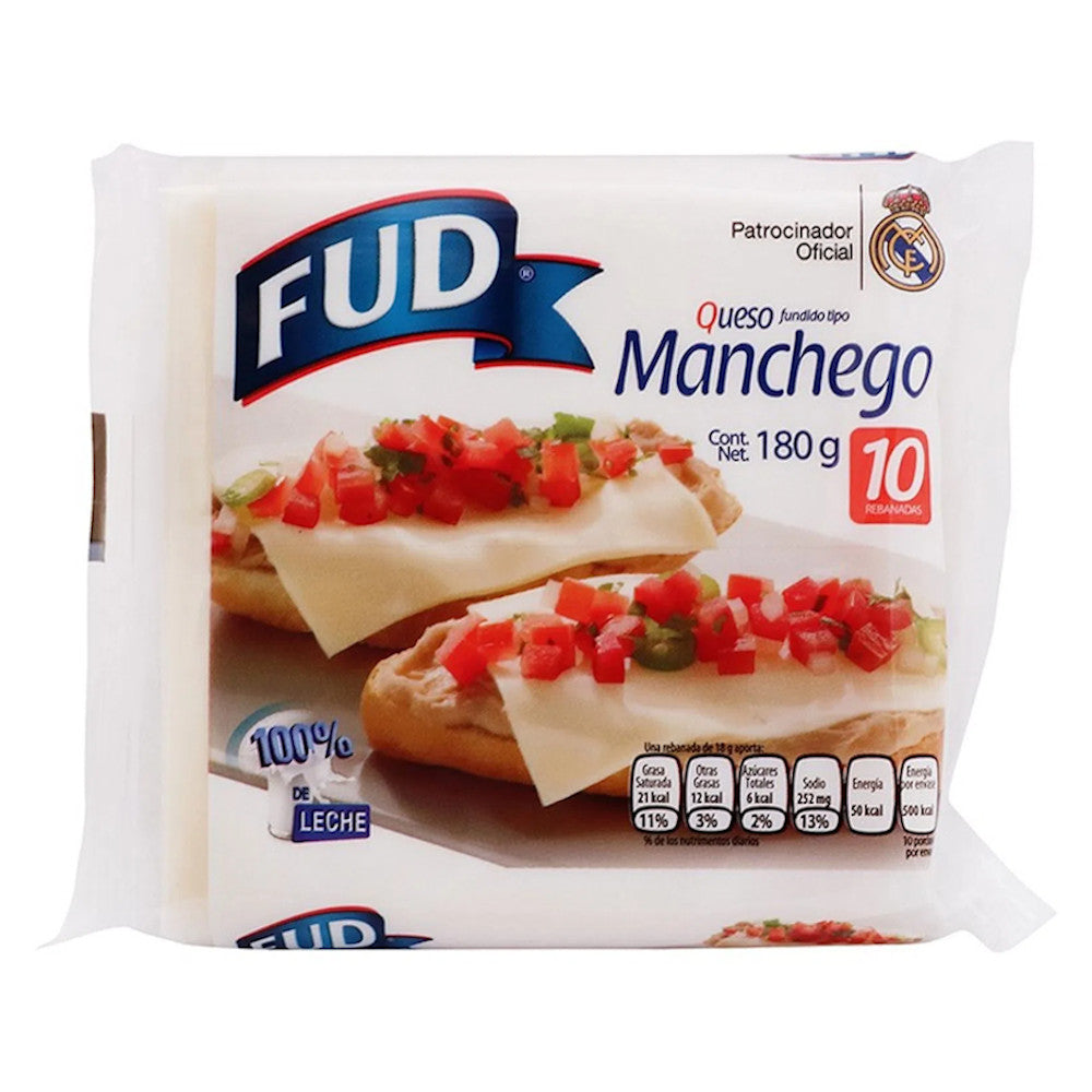 QUESO MANCHEGO REBANADAS FUD .180 – Surtace